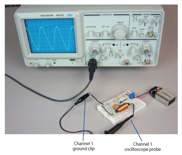 Colpitts oscillator circuit project